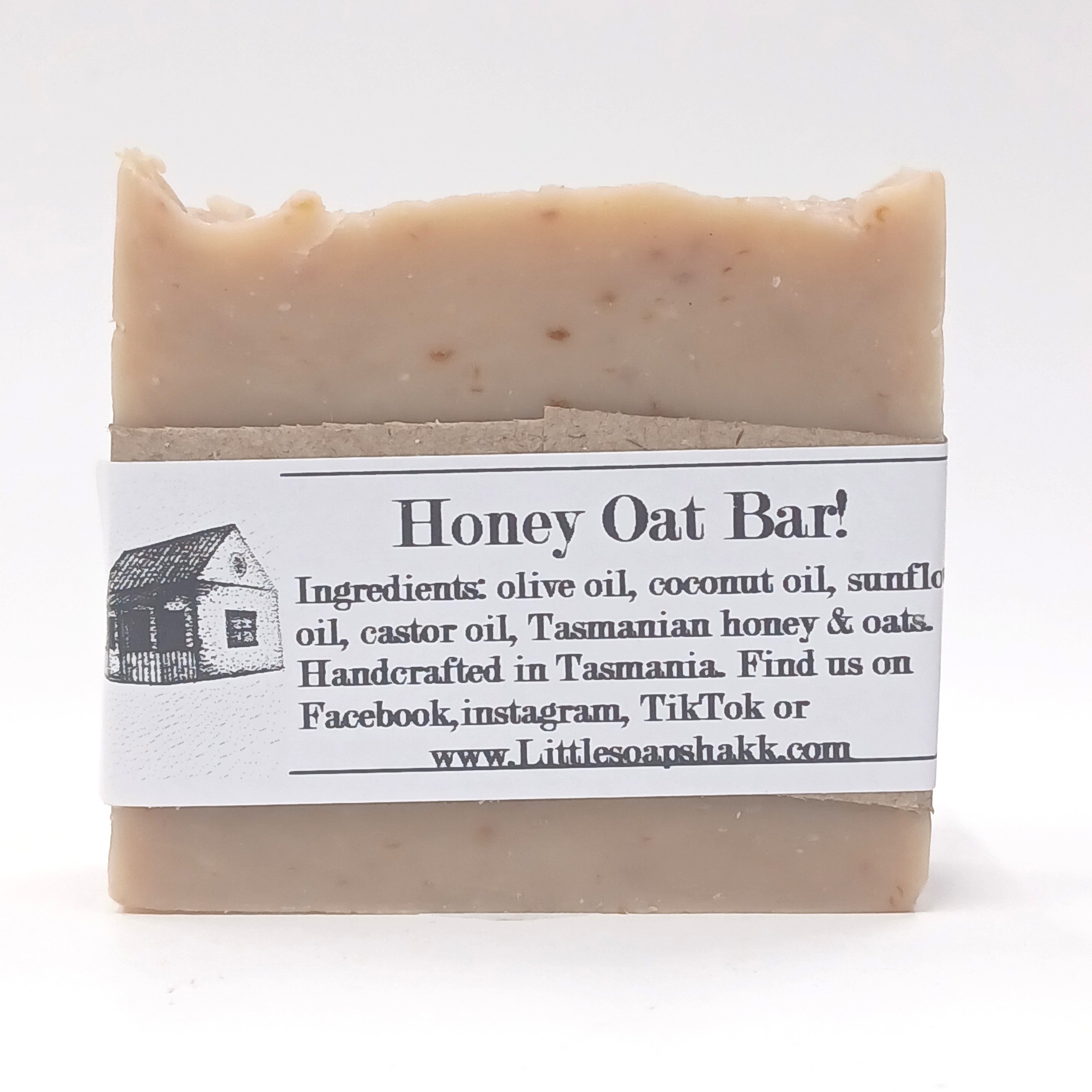 Little Soap Shakk - Honey Oat Bar – Range Tasmania